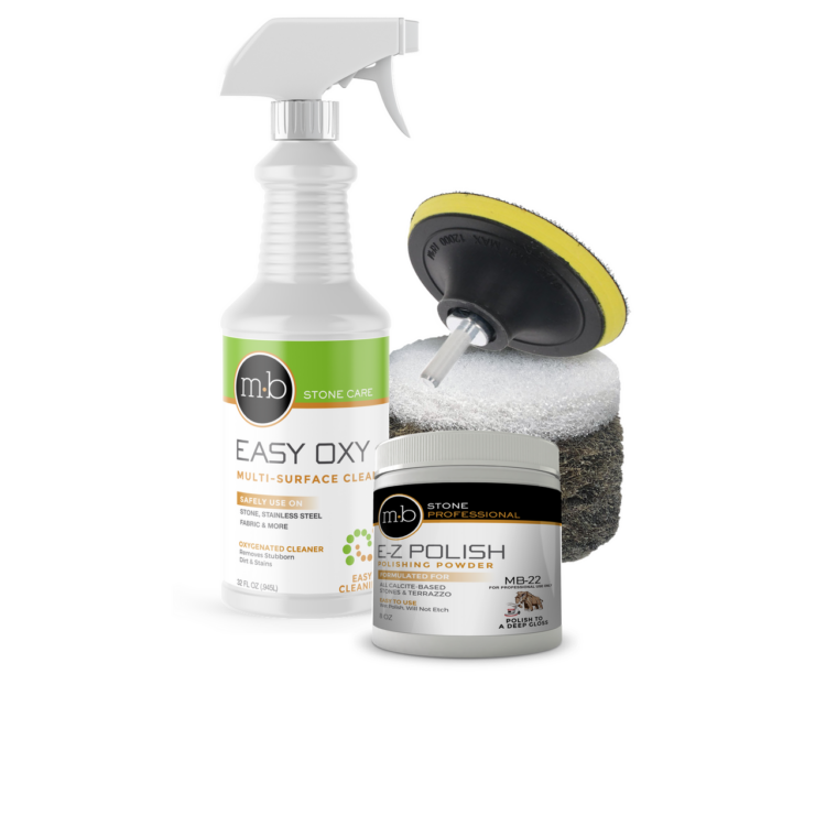 MB-22® E-Z Polishing Kit for Marble & Terrazzo | MB Stone Care
