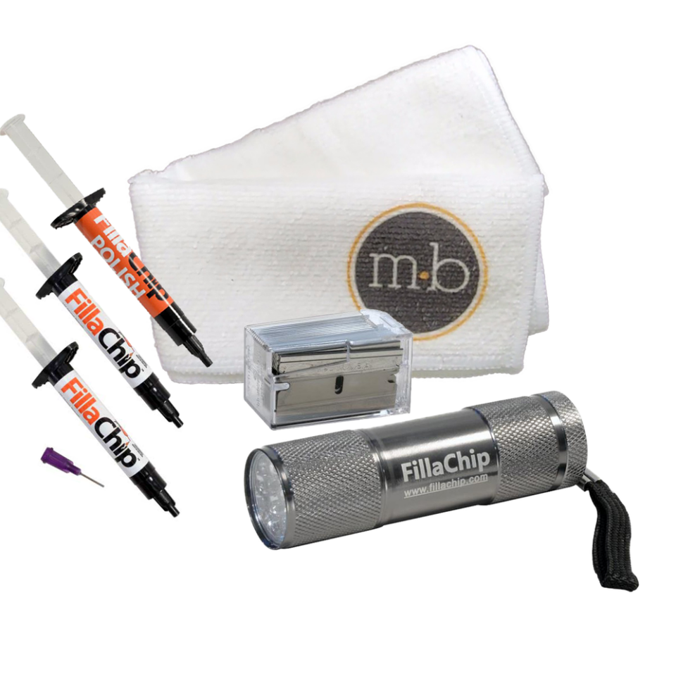 Chip Repair Kit for Granite, Quartz, Marble & More